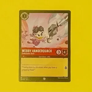 Toys | Webby Vanderquack Enthusiastic Duck Disney Lorcana Into The ...